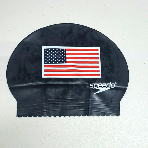 Speedo | Accessories | 18a13 Speedo Unisex Silicone Swim Capblack ...